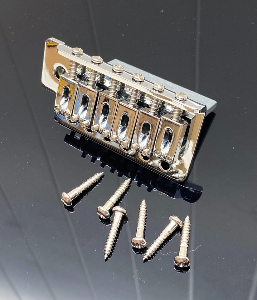 REAL Fender Squier Strat THIN BODY TREMOLO BRIDGE w/SCREWS ~ SHORT ...