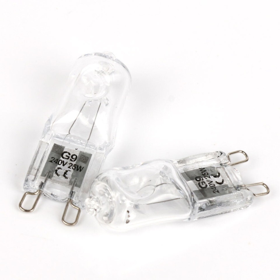 10 X G9 Halogen Bulbs 25W/40W/60W Warm White Filament Lamp Replacement ...