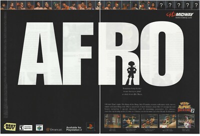 Ready 2 Rumble Boxing: Round 2 Print Ad/Poster Art Playstation PS2 ...