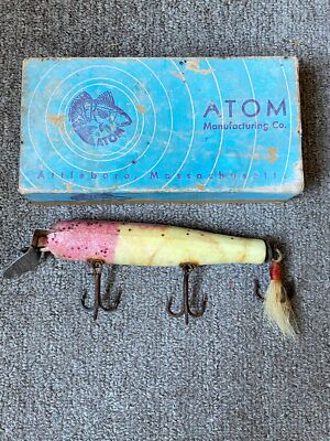Vintage Large Atom Lure- in Box-Nice -No Reserve- | eBay
