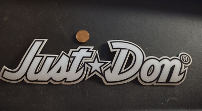 JUST*DON 306 YONGE ST STORE WHITE Sticker / Decal ORIGINAL OLD STOCK | eBay