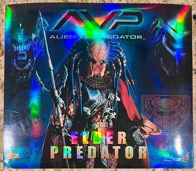 Ultra Rare SIDESHOW ELDER PREDATOR V1.0 HotToys MMS16 NEW 2007 1:6 ...