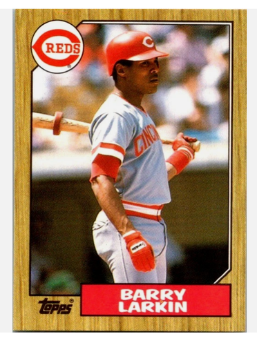 Barry Larkin 1987 Tiffany Rookie , 87 Donruss, 87 Topps, 87 Fleer, 88 ...