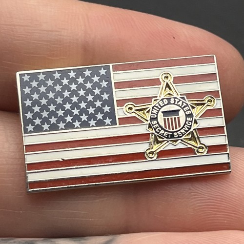 United States Secret Service American Flag Souvenir Lapel Hat Pin | eBay
