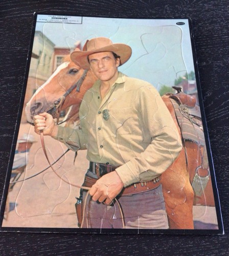 Vintage Whitman Gunsmoke Matt Dillon Frame Tray Puzzle 11" x 14" | eBay