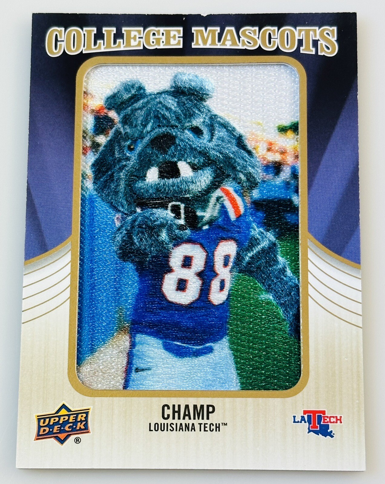 Champ 2013 Upper Deck Football College Mascots PATCH LOUISIANA TECH | eBay