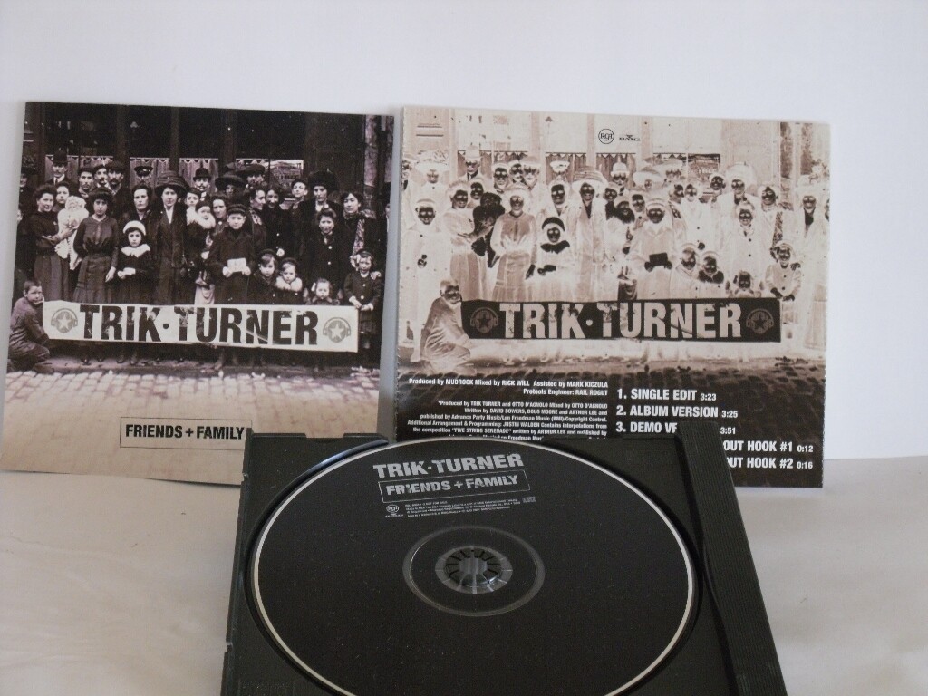 Trik Turner - Frineds + Family Promotional ONLY CD Singl ** Free ...