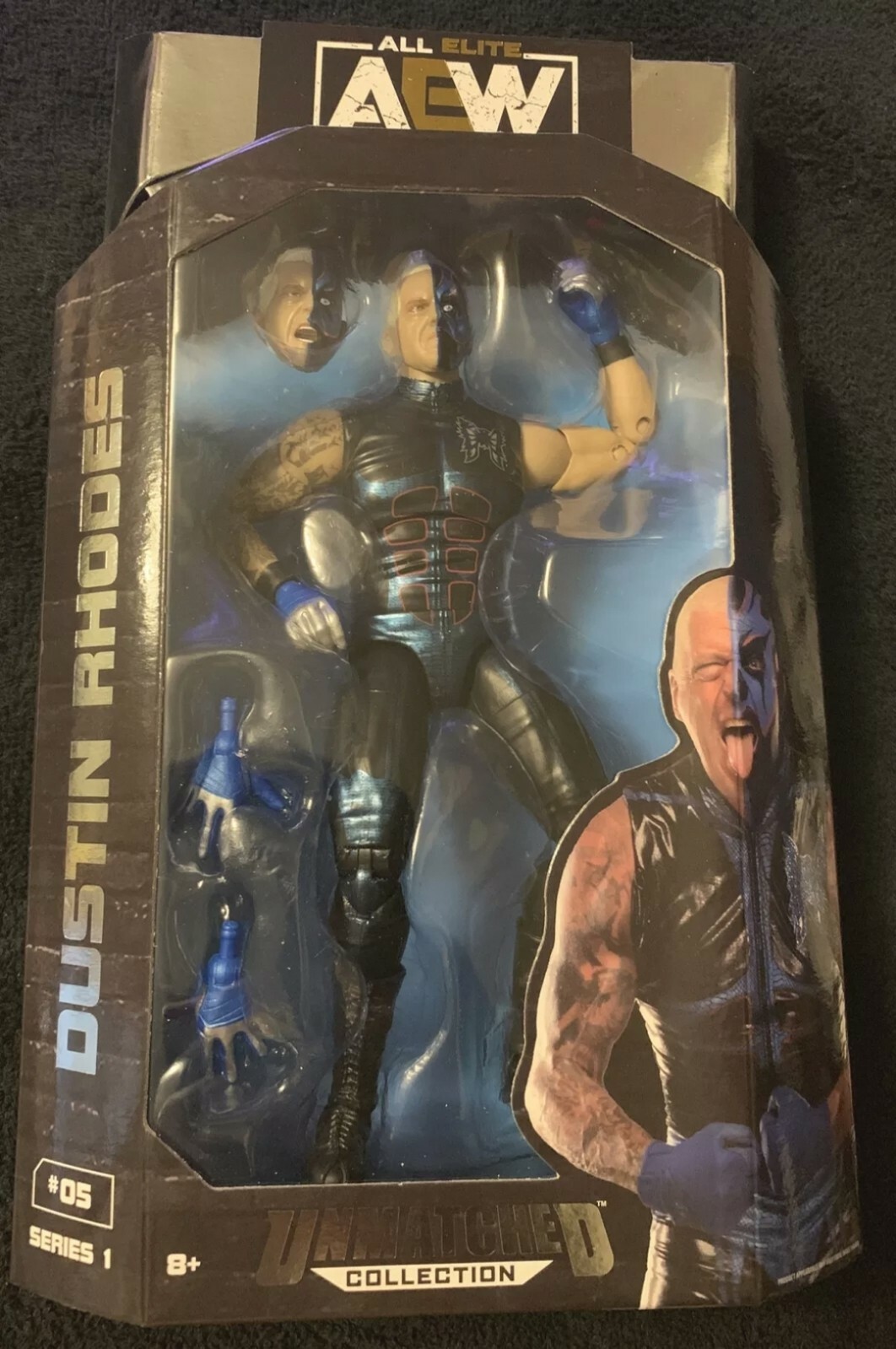 🔥 AEW Wrestling Unmatched Collection Series 1 #05 Dustin Rhodes Action ...