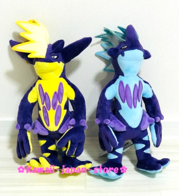 Pokemon Center Original Plush Doll Toxtricity Amped Form & Low Key Form ...