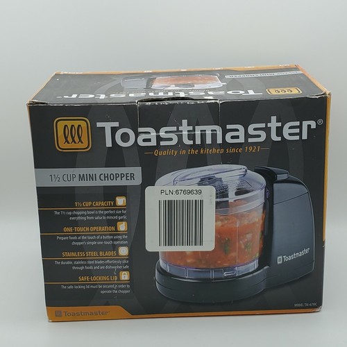 Toastmaster 1.5-Cup Mini Chopper Food Processor NIB TM-67MC | eBay