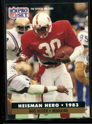 1991 Pro Set Football Mike Rozier #43 Atlanta Falcons Heisman Hero 1983 ...