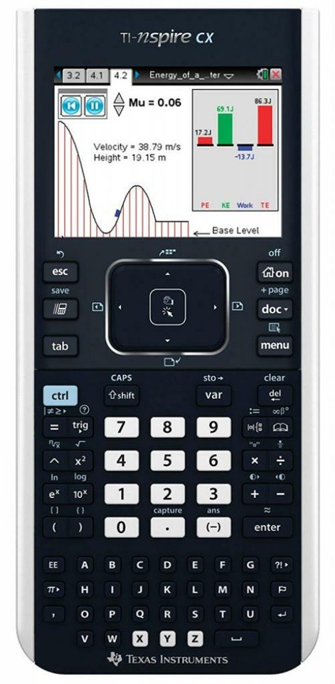 Texas Instruments TI-Nspire CX Graphing Calculator Standard Packaging ...