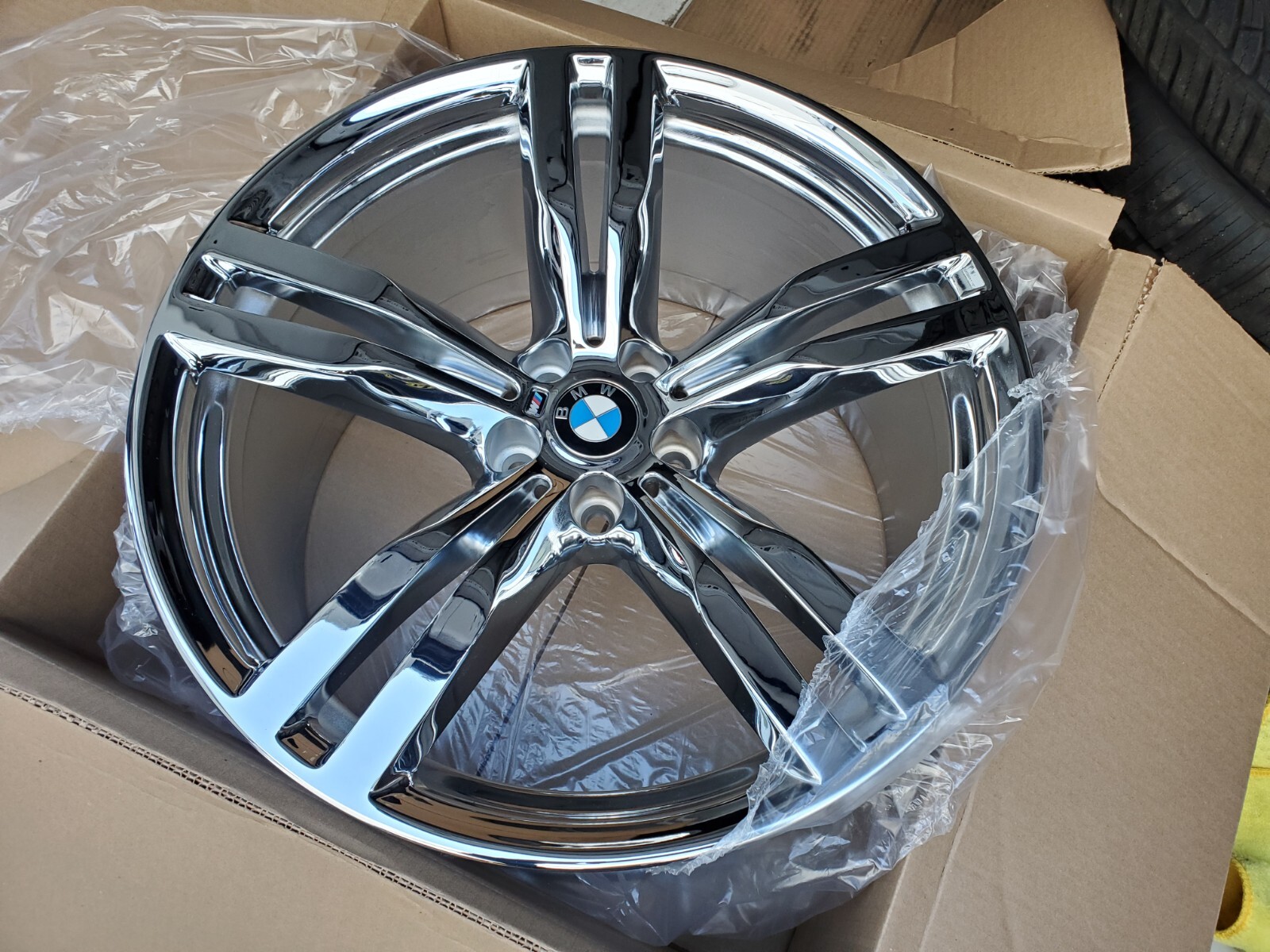 20" BMW 740 750 760 Chrome 648 M Wheels Rims G11 G12 21 | 8.5" | 5x112 ...