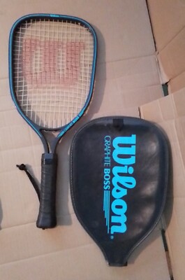 Wilson -Graphite Boss -Racquetball Racquet & Cover | eBay