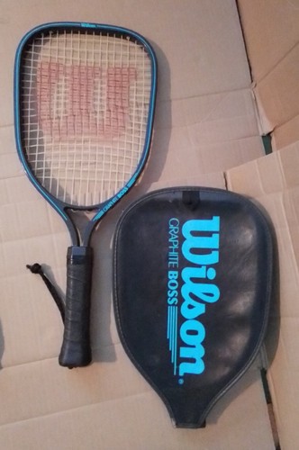 Wilson -Graphite Boss -Racquetball Racquet & Cover | eBay