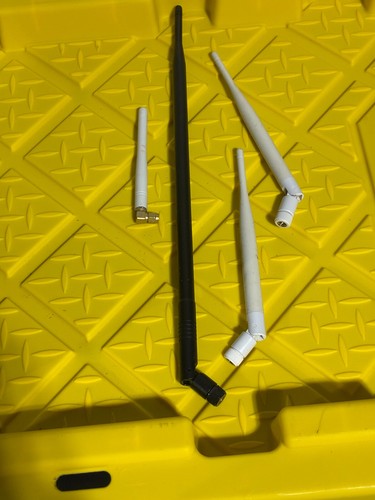 Lot of Four WiFi and Cellular Antennas - Assorted for Modems Routers ...