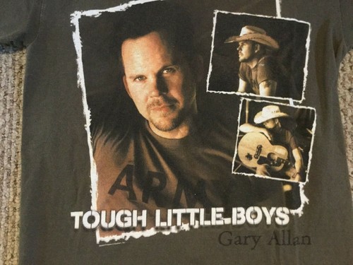 Gary Allan Tough Little Boys Double Sided Tour T Shirt Men's Size Small ...