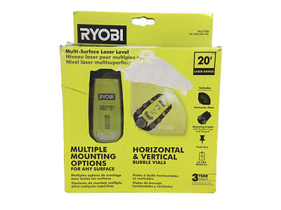 RYOBI ELL1750 20' Range Multi-Surface Laser Level | eBay