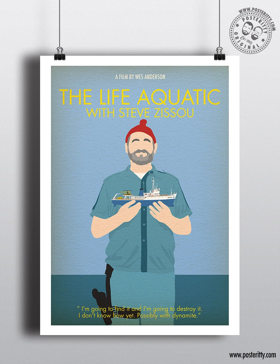Life Aquatic Poster