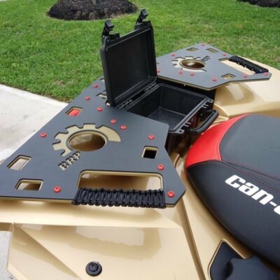 Can-Am Renegade Rear Rack w/Case ALUMINUM 500 570 800 850 1000 All Yrs ...