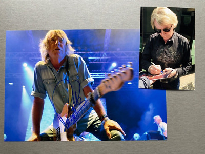RICK PARFITT †2016 "Status Quo" in-person photo 8x12 autographed ...