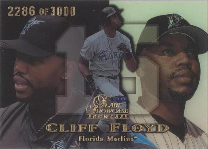 1999 Flair Showcase - Cliff Floyd #71 Row 1 /3000 for sale online | eBay