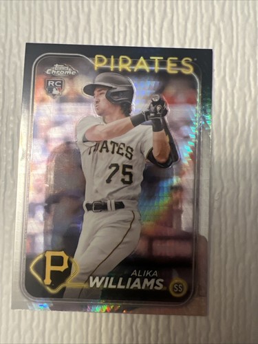 2024 Topps Chrome Silver Prizm Refractor #34 Alika Williams Rookie ...