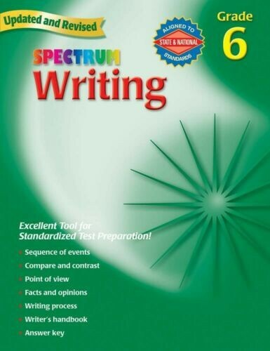 Spectrum: Writing, Grade 6 by Spectrum Staff and Carson-Dellosa ...