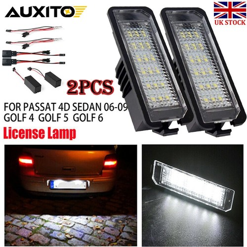 LED License Number Plate Light Bulb For VW Rabbit Golf Passat Jetta ...