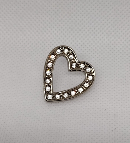 Sparkling Heart Collar Lapel Tack Pin | eBay