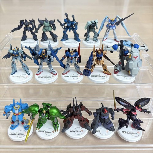 Bandai Gundam Mini Figures Lot with 3 Series Selections and Models ...