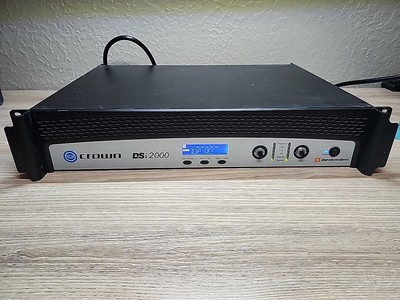 Crown DSI 2000 2-Channel Theater Audio Power Amplifier 800W 4Ω Power ...