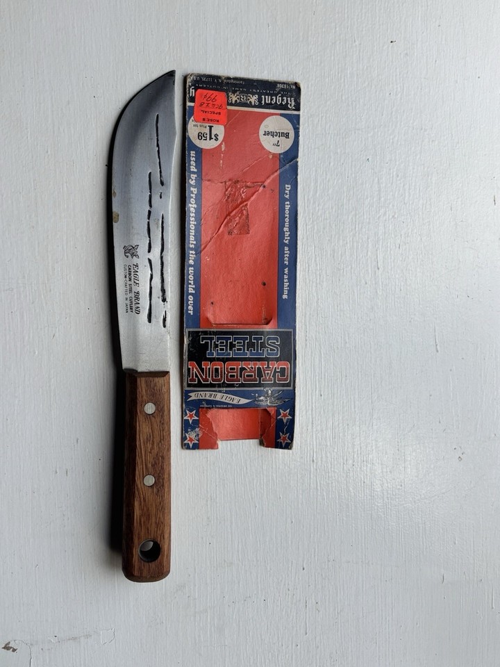 Antique New Old Stock Butcher Hunting Kitchen Trade knife | eBay