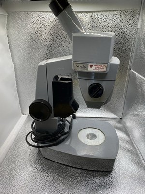 AO American Optical 40 Forty Stereo Zoom Microscope | eBay