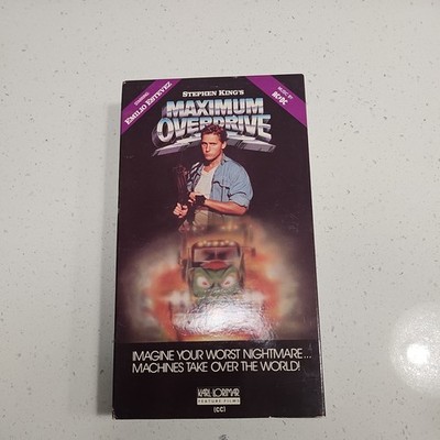 Stephen King's Maximum Overdrive (VHS, 1986) Karl-Lorimar Video | eBay