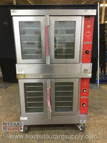 Vulcan VC4ED Electric Double Stack Full Size Convection Oven With ...
