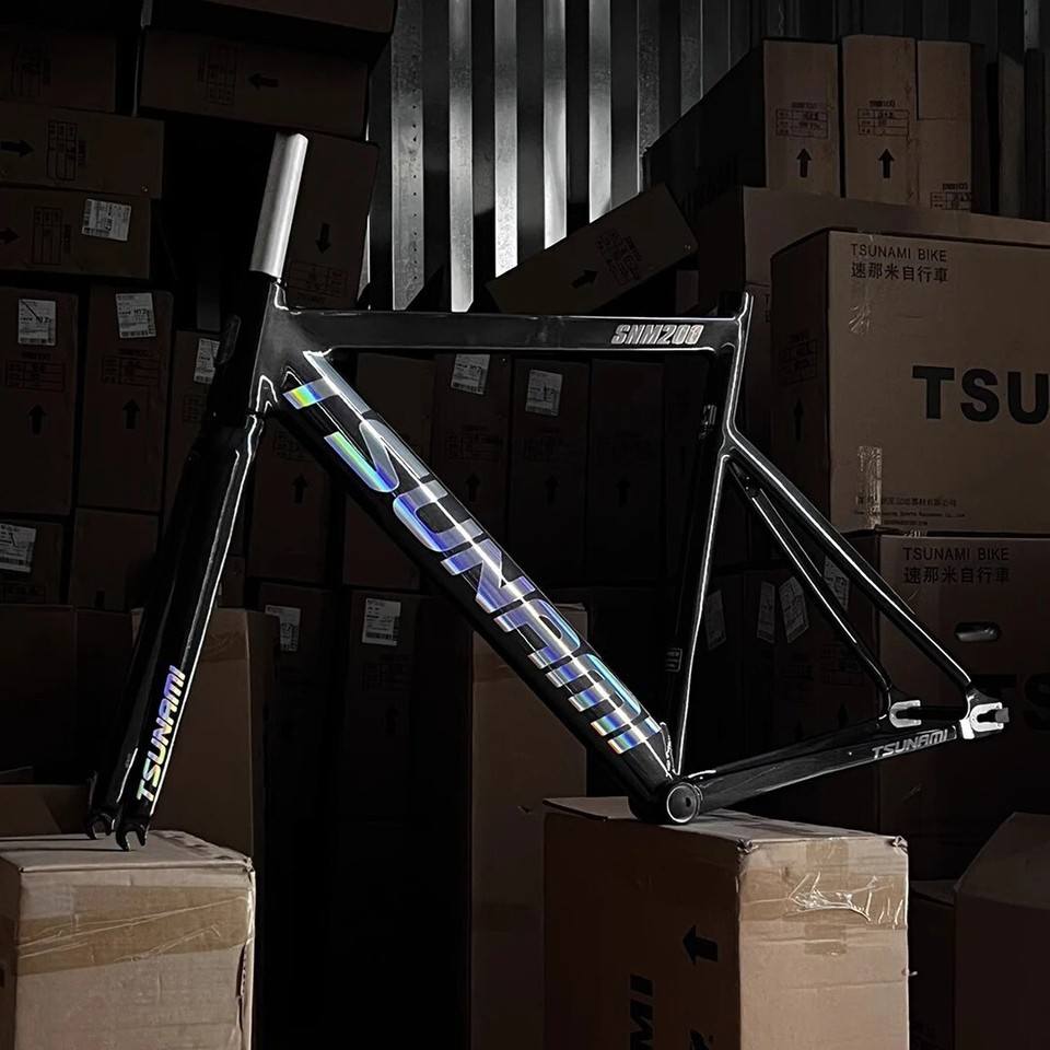 Fixed Gear Bike Tisunami 200 Aluminum Alloy Fixie SNM200 Frame Color ...