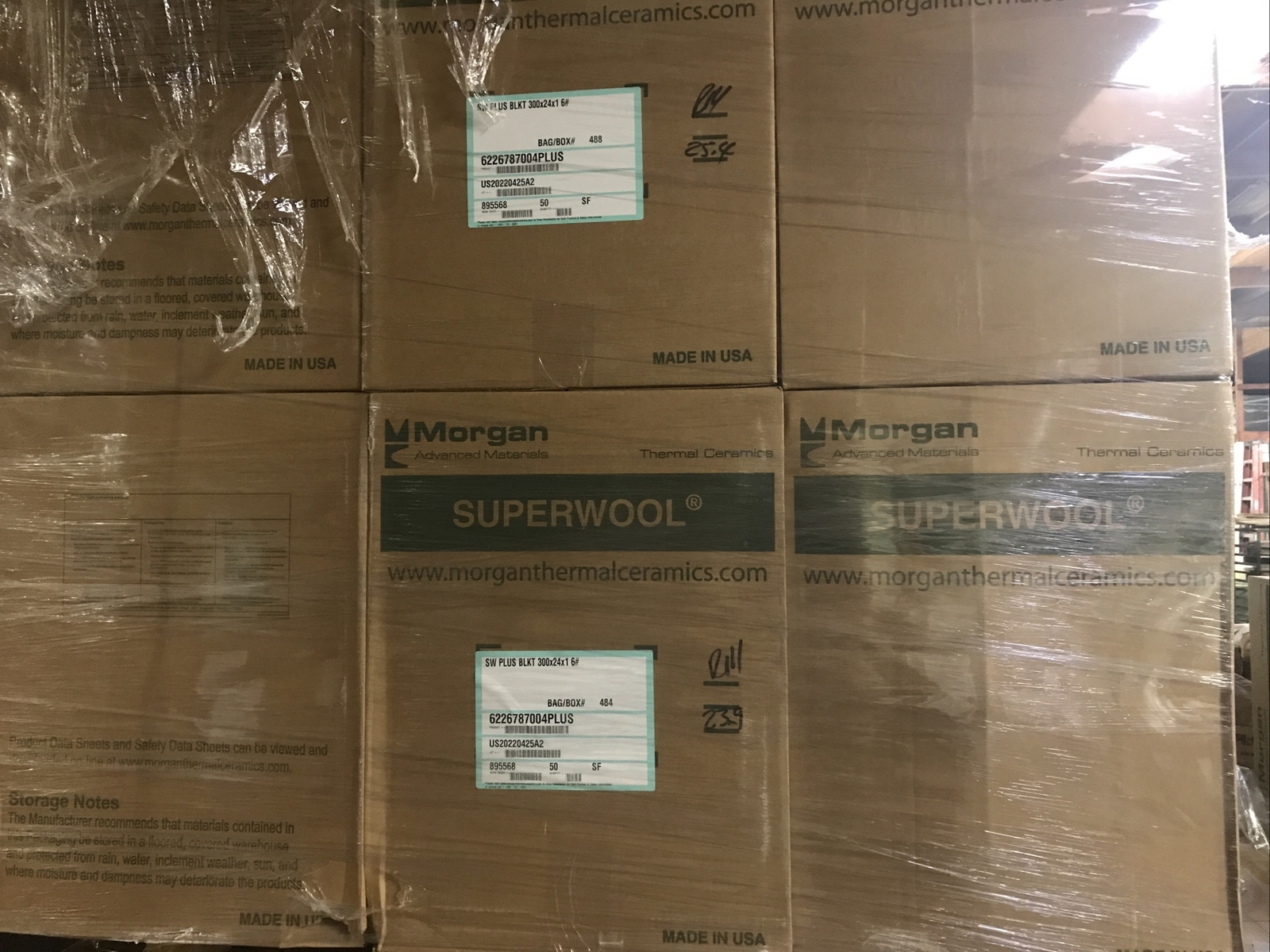 Superwool Plus Biosoluble fiber 1" 6# 50 sf/roll | eBay
