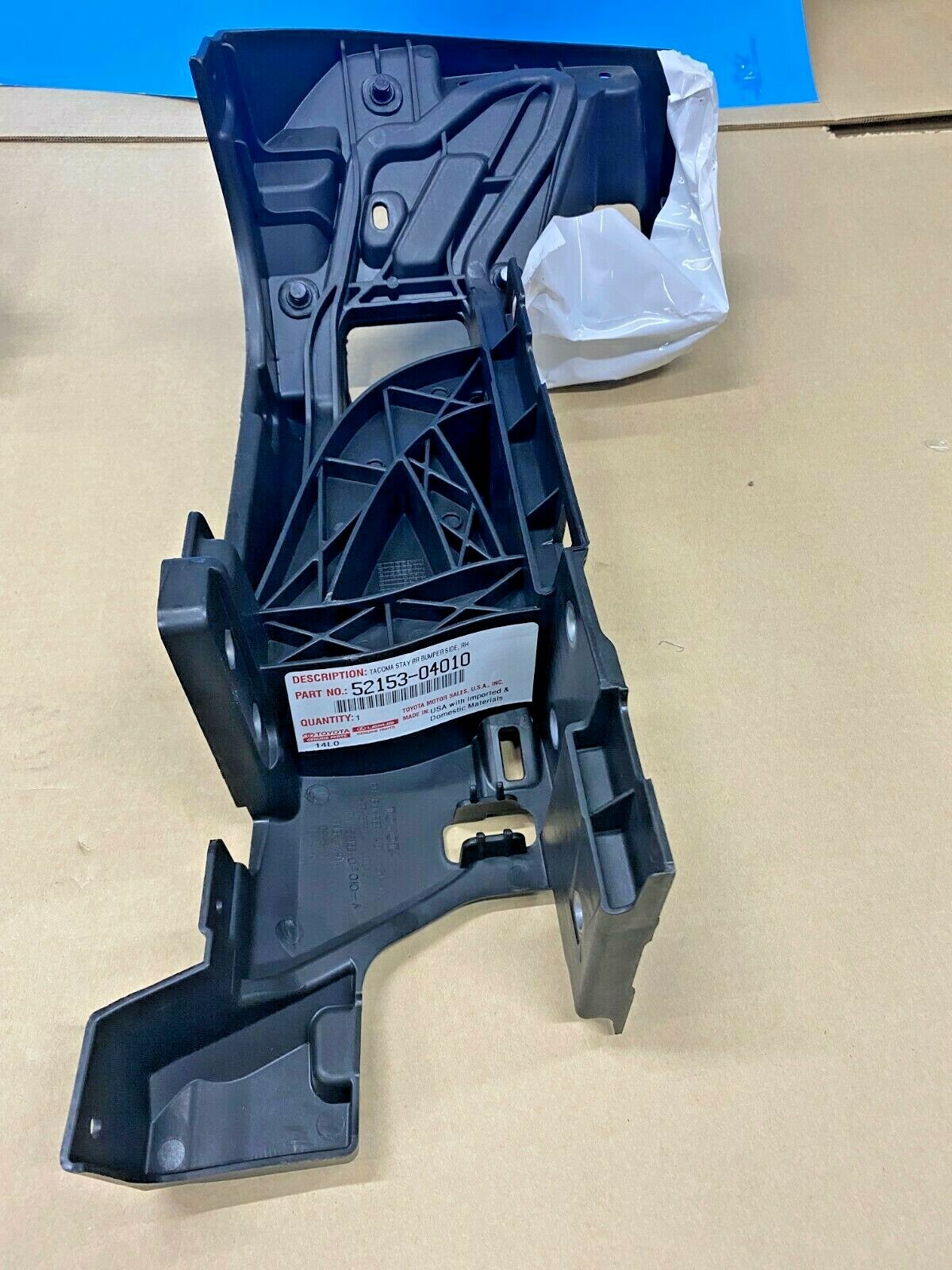 2015-2021 GENUINE Toyota Tacoma Stay, Rear Bumper Side RIGHT SIDE 52153 ...