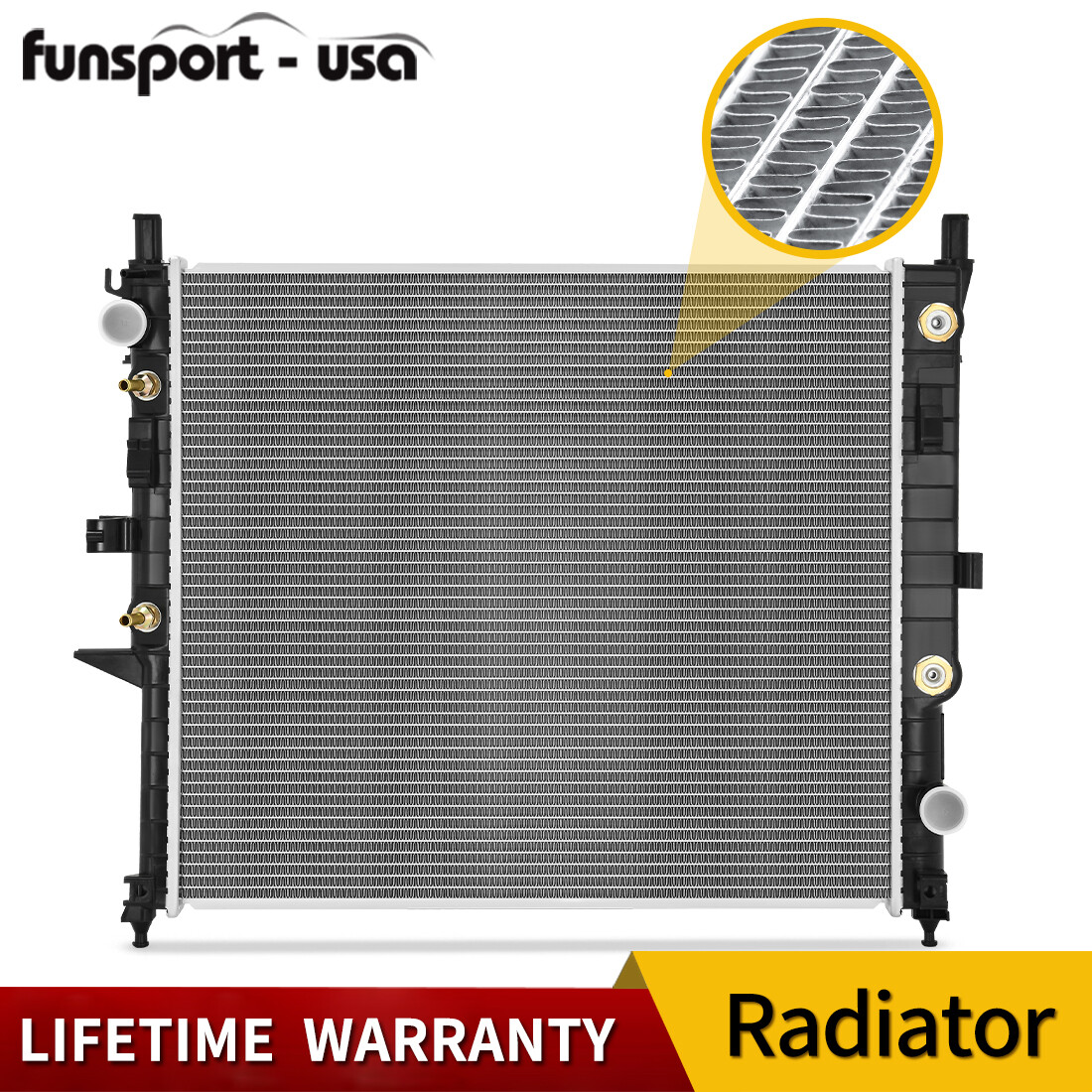 2190 Radiator for Mercedes-Benz 1998-2003 ML320 1999-2001 ML430 2002 ...