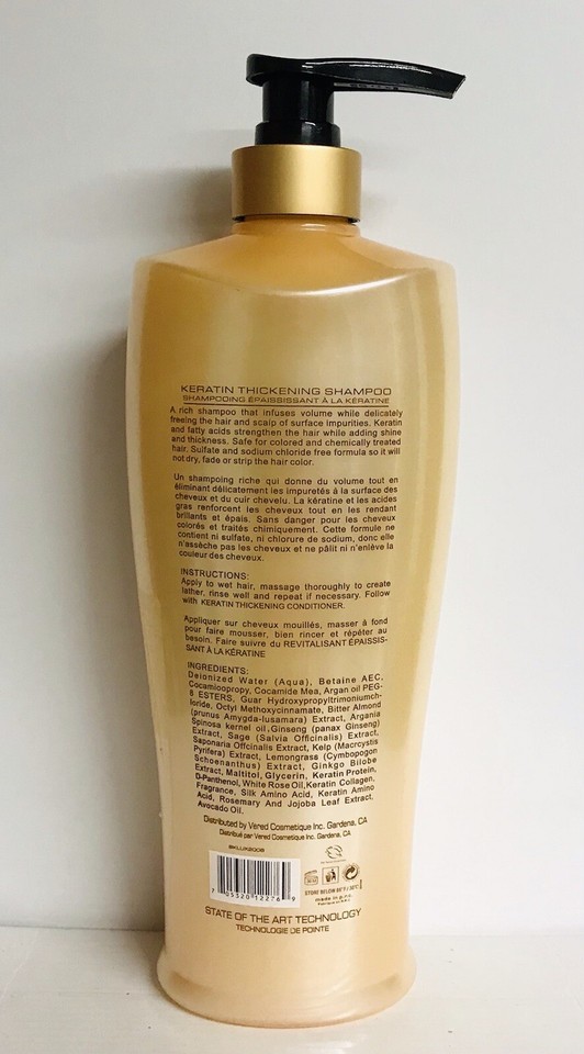 Bio Keratin Luxury Collection ~ Thickening Shampoo for Fine & Limp Hair ...