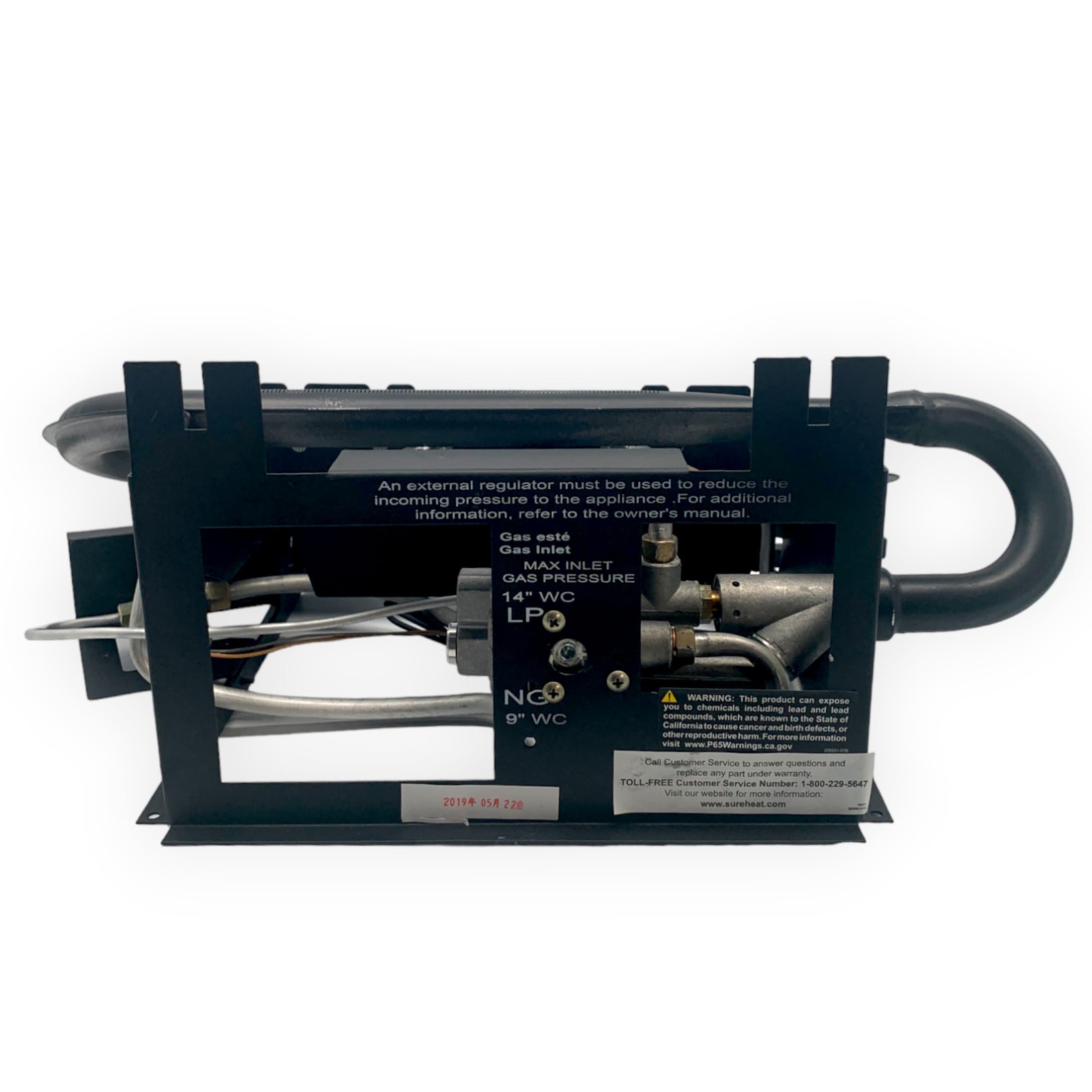 Emberglow Sureheat 18" Vent Free Gas Burner Assembly TCVFM18NL Auto ...