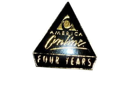 Vintage AOL America Online 4 Years Employee lapel Pin | eBay
