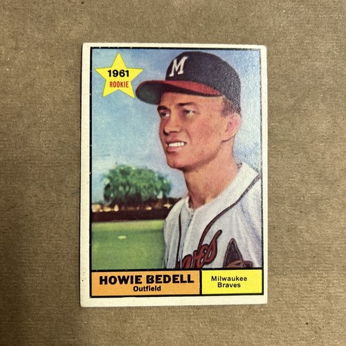 1961 Topps Baseball Howie Bedell Milwaukee Braves Card #353 | eBay