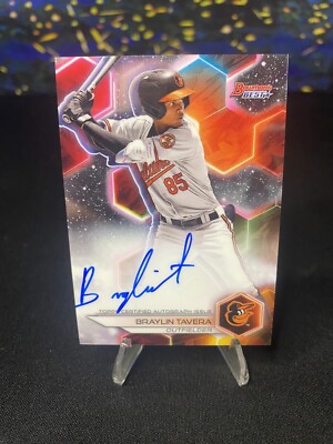 Braylin Tavera 2023 Bowman's Best #B23-BT RC Prospect On-Card AUTO | eBay
