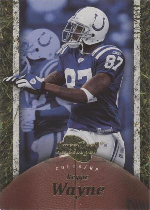 2007 NFL Sweet Spot Reggie Wayne #45 for sale | eBay
