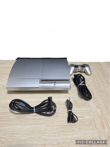 PLAYSTATION 3 (80GB) PS3 Satin silver SONY CECHL00 Video Game Console ...