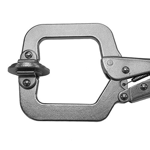 2in Face Clamp – Heavy Duty, Locking, C-Clamp with Adjustable Swivel ...