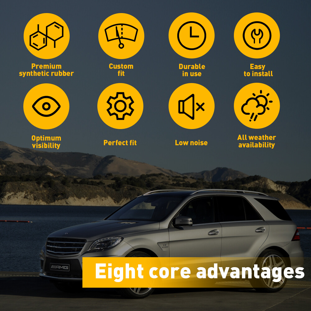 Rear Wiper Arm & Blade For Mercedes ML350 ML500 ML550 GL350 GL450 ...