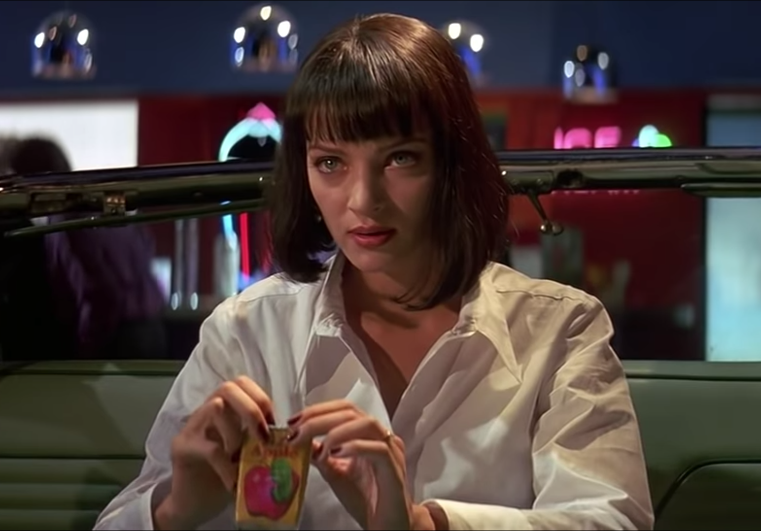 Pulp Fiction Red Apple Quentin TARANTINO Movie PROP Cardboard Blister ...